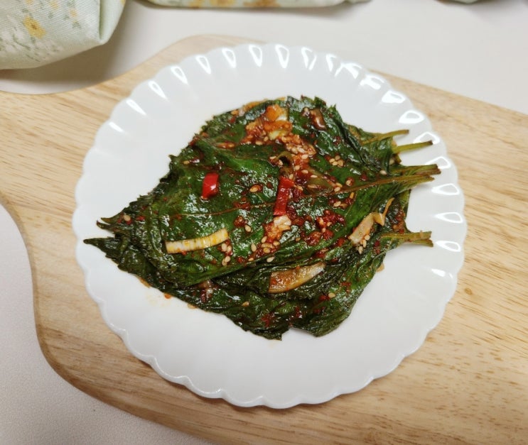 깻잎찜 만드는법 양념장 깻잎 양념찜 만드는법 레시피 요리 찌는 시간 네이버 블로그