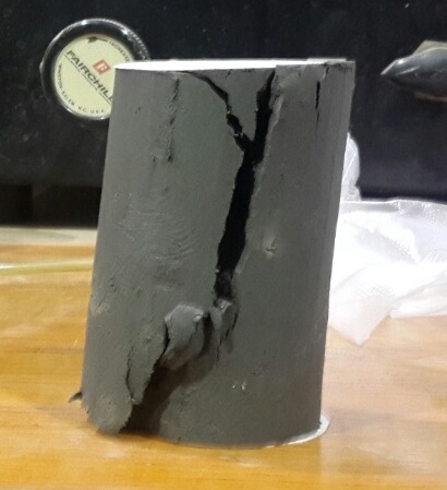 흙의 일축 압축 시험 방법 (Standard test method for unconfined compression test of ...