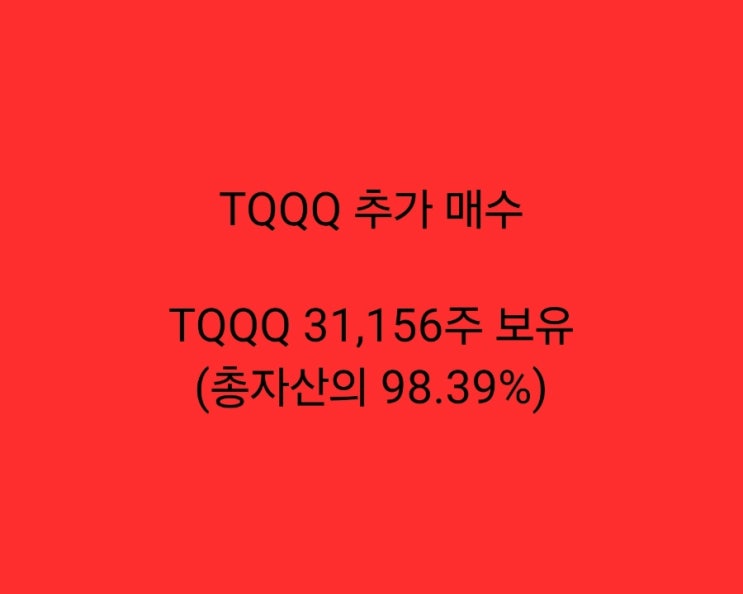 TQQQ 매매일지 2024년 4월 19일 : 네이버 블로그