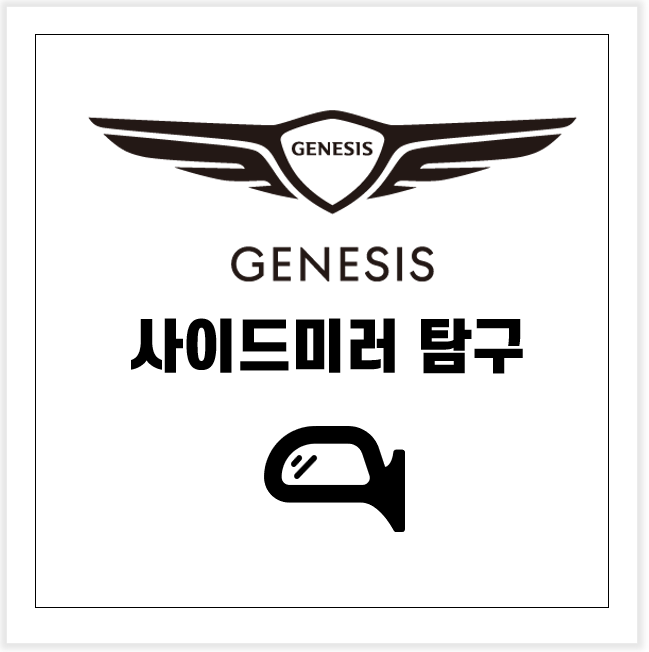 제네시스gv80페이스리프트 사이드미러 웰컴라이트퍼들램프가 작동하지 않을 때 등등 네이버 블로그