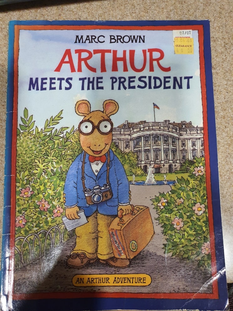 리딩게이트 p북(book)- level 2A Arthur Adventure, Arthur Meets the President ...