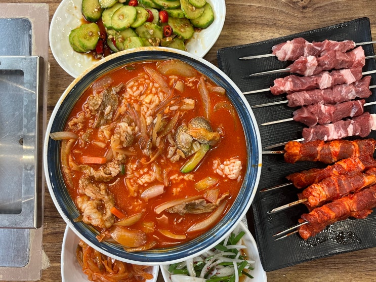 가산디지털단지역 맛집 황제짬뽕양꼬치전문점 양꼬치와 짬뽕밥 조합 최고 네이버 블로그