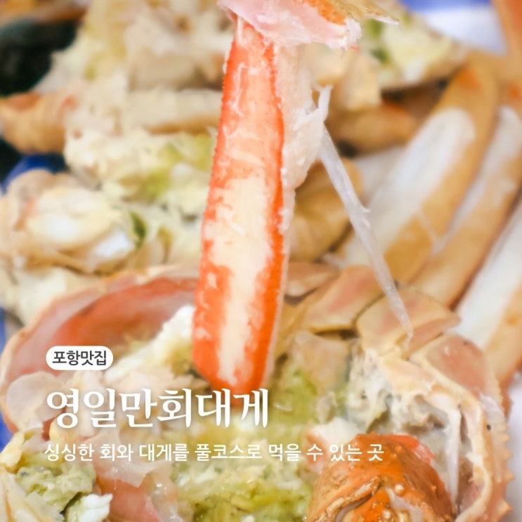 포항 구룡포맛집 영일만회대게 풀코스 구룡포 대게 맛집추천 네이버 블로그