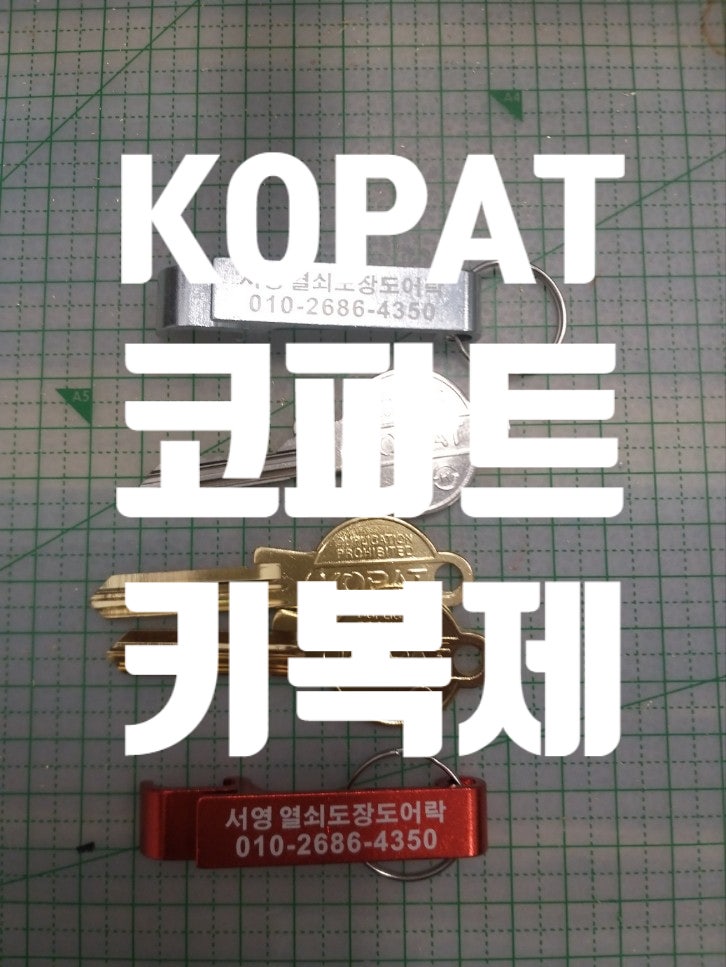 갈매동 도장 키복제 키복사 코파트 KOPAT 조립대행 가구튜닝 타공 : 네이버 블로그