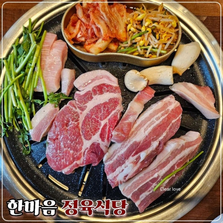 정왕동 삼겹살 한마음정육식당 프리미엄 숙성 생고기 먹은 후기 네이버 블로그