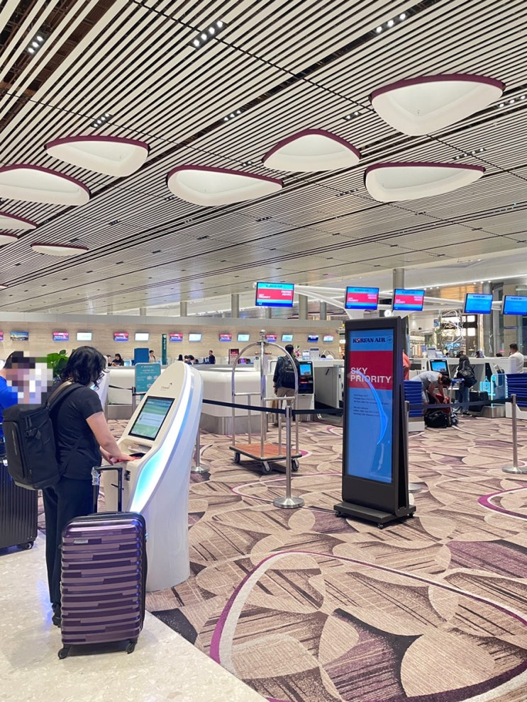 싱가포르-인천 대한항공 프레스티지(KE646) 기내식 시간, 공항 라운지 등 리뷰 : 네이버 블로그