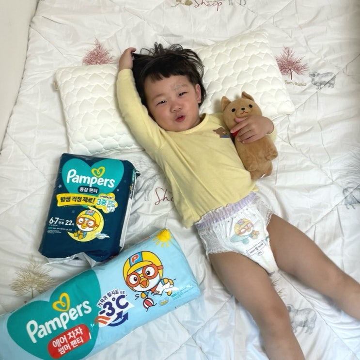 팸퍼스 에어차차 썸머팬티 2024 여름기저귀 추천 아기기저귀 밤기저귀 통잠팬티 비교 네이버 블로그