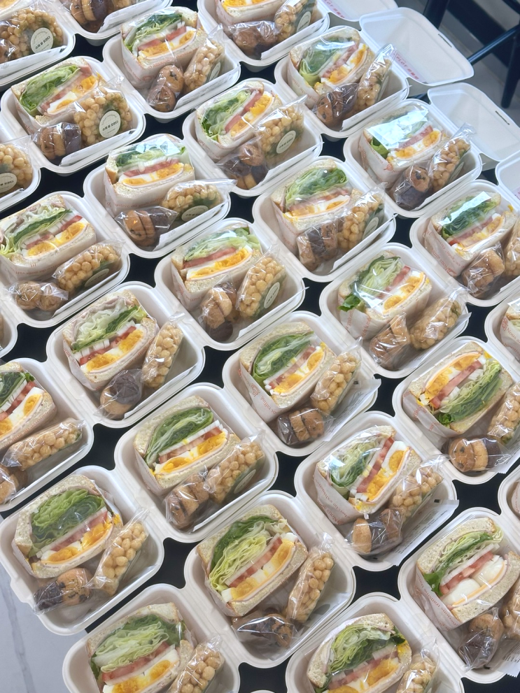 전북 단체주문 샌드위치 디저트 세트김제 전주 익산 완주 군산 부안 단체간식 답례품 카페 르플로 네이버 블로그