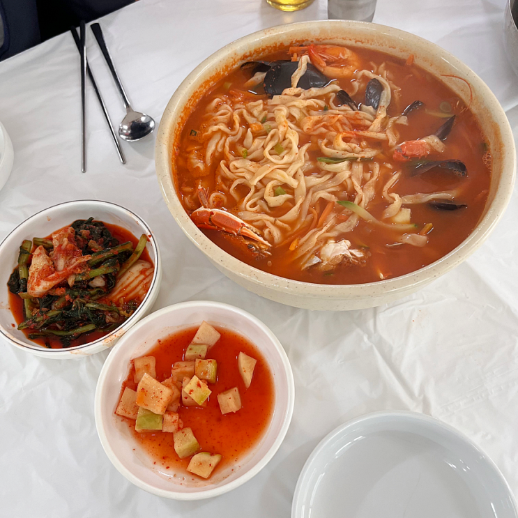 무창포 해수욕장 맛집 신무창포 칼국수 후기 네이버 블로그