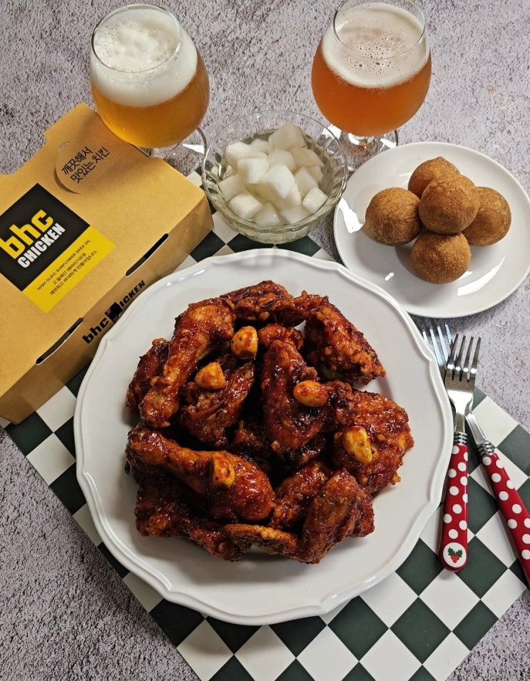 Bhc치킨 메뉴 추천 쏘마치 양념치킨 배달 치맥 네이버 블로그