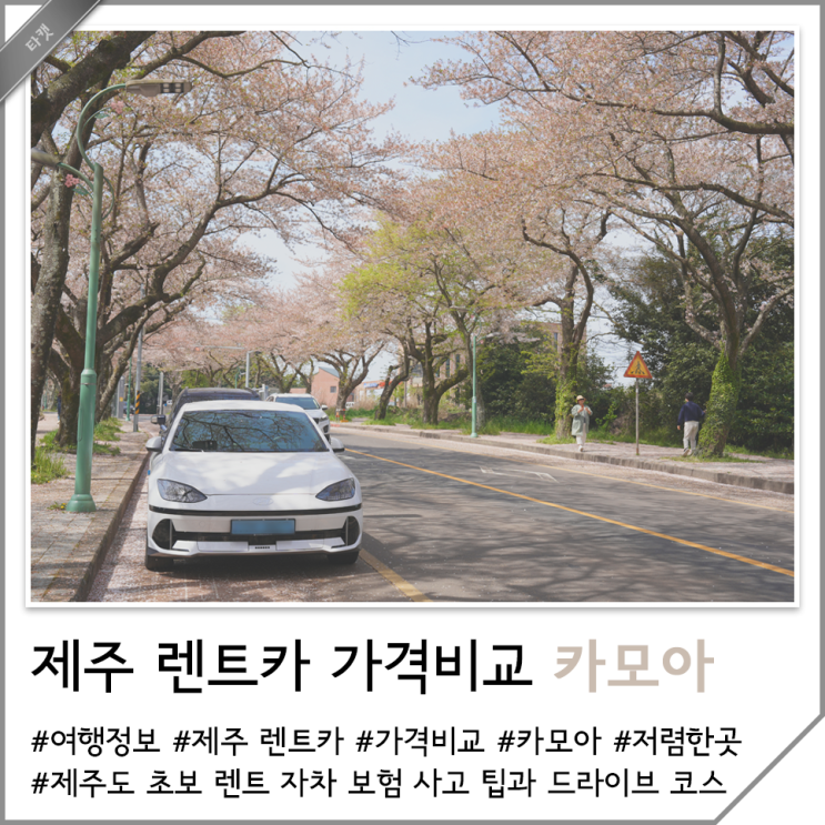 제주 렌트카 저렴한 카모아 제주도 렌트카 추천 초보 운전 자차 보험 사고 팁 네이버 블로그