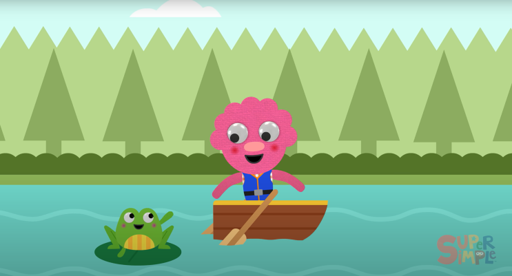 Row Row Row Your Boat 영어가사 및 해석/ Noodle & Pals 영어동요 / 난이도 * : 네이버 블로그
