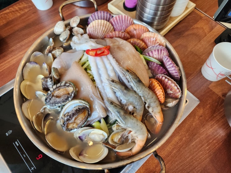 왕 푸짐했던 하남 미사 해물칼국수 맛집 : 네이버 블로그