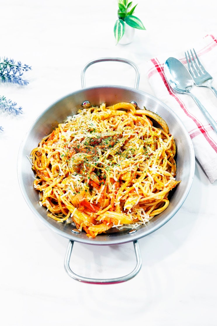 일본 나폴리탄 스파게티 만들기 케찹 파스타 레시피 : 네이버 블로그