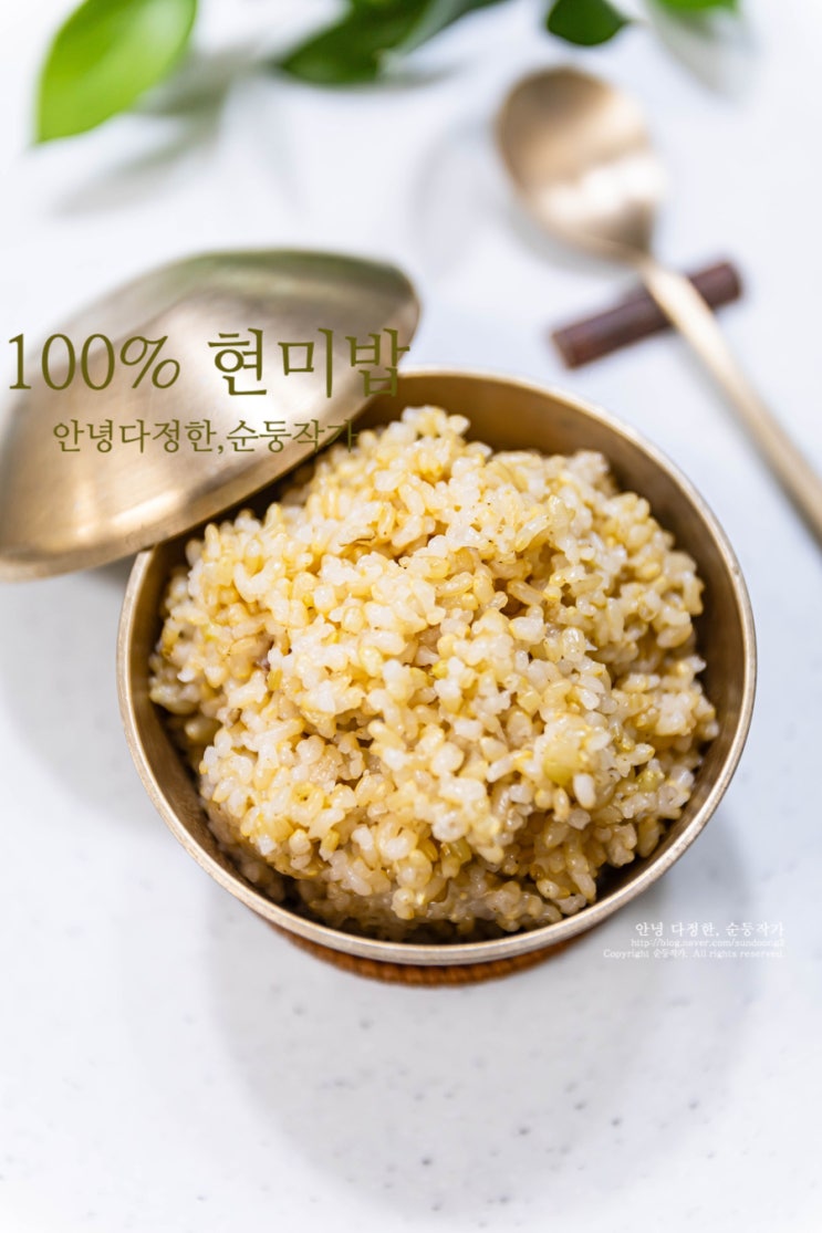 현미밥짓는법 100% 현미밥 전기밥솥으로 간단하고 부드럽게 다이어트 현미밥 냉동보관법 : 네이버 블로그