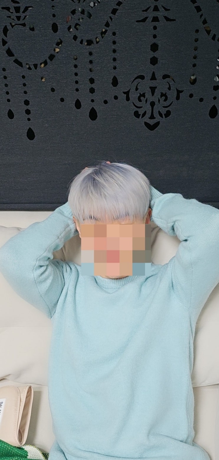 2024 남자머리 탈색 애쉬염색 애쉬 블루 그레이 색깔 추천 상봉 미용실 비니가헤어 네이버 블로그