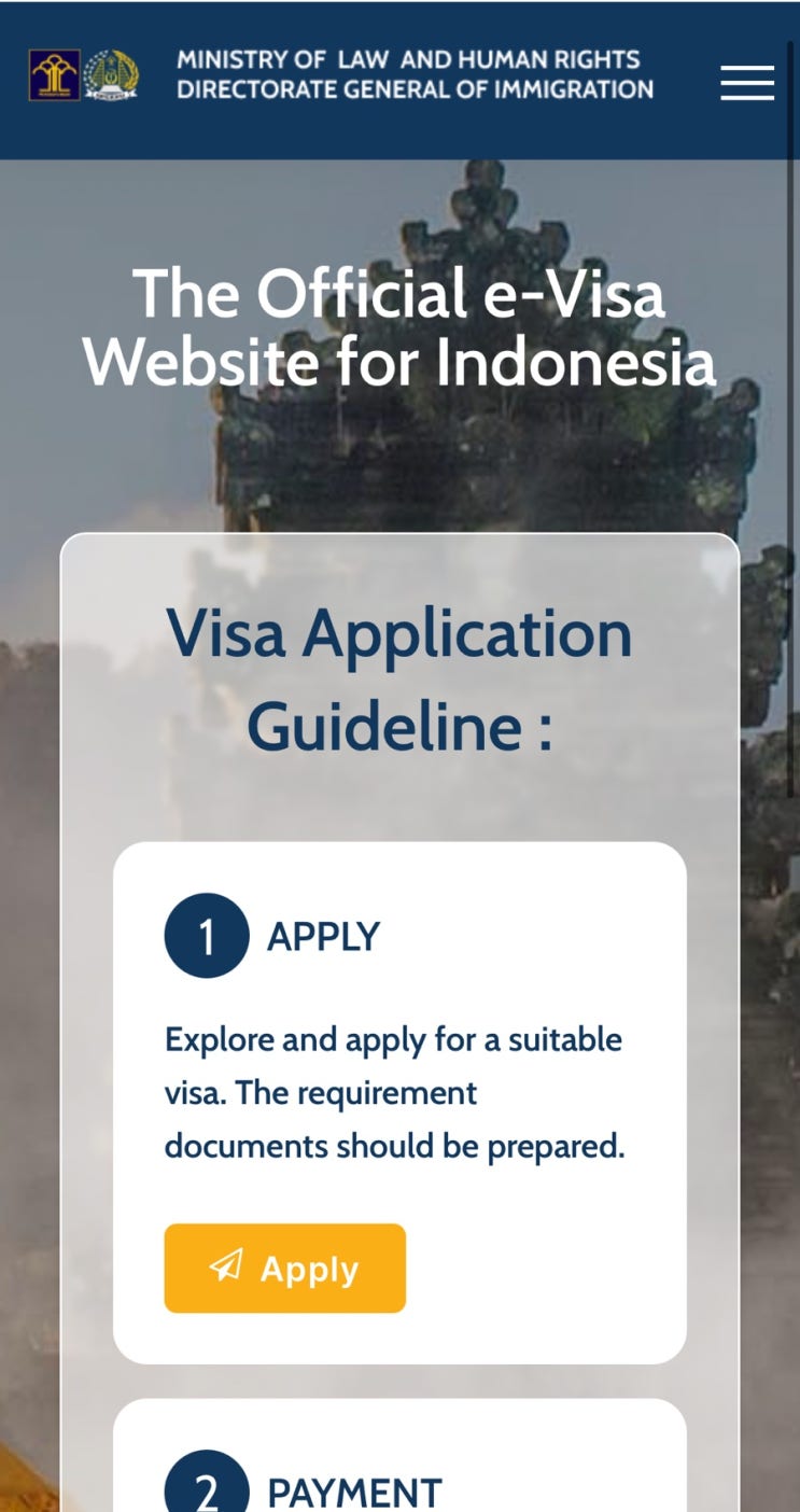 인도네시아 발리 전자 비자 발급(E-VOA) 간단 신청방법 설명 정보! (feat.사진 PDF변환방법) : 네이버 블로그