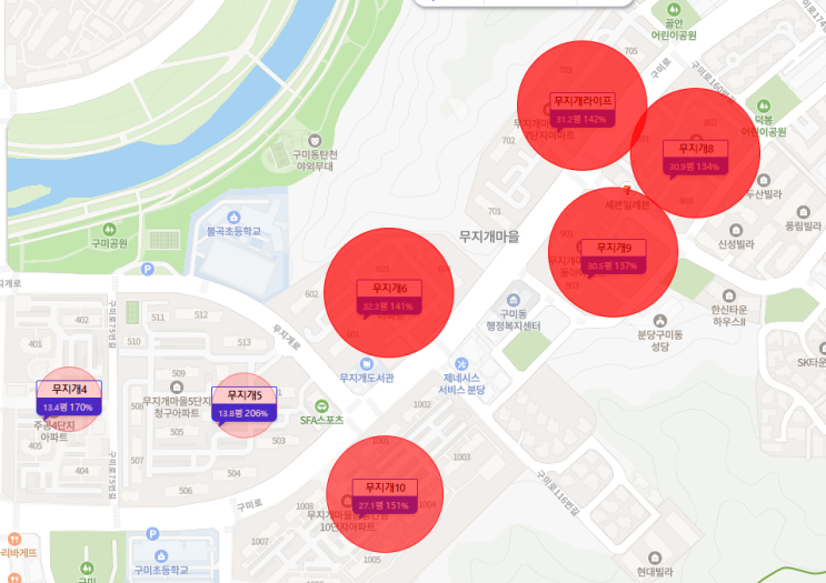 분당 선도지구의 새로운 후보 등장 무지개마을 통합재건축 단지 및 한솔마을123단지 동의율 업데이트 네이버 블로그