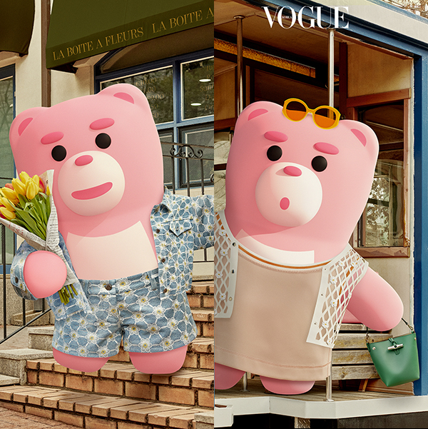 롱샴 X 벨리곰 카카오톡 이모티콘 화보 롱샴 Ss24 컬렉션 르 플리아쥬 가방 로조 박스 버킷백 네이버 블로그