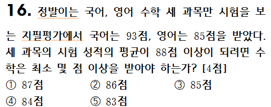 신의한수학원 초등학부모님 보세요 중학교 내신에 대해서 말씀드리겠습니다 정발중 백신중 시험지를 예시로 사용하였습니다
