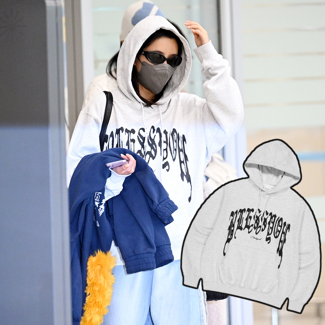브랜드 커플티 추천 여자아이들 소연 공항 사복 패션 옷 정보마하그리드 오버핏 후드티 코디 네이버 블로그