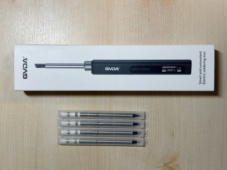 가성비 휴대용 인두기 GVDA GD300 리뷰 및 사용 방법 : 네이버 블로그