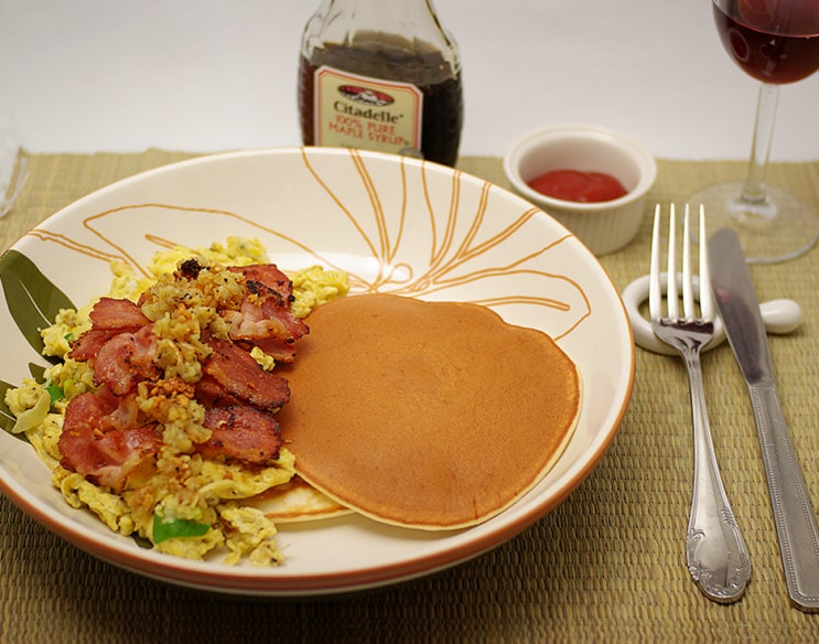 간단한 팬케익, 폭신한 팬케이크 만들기 : 네이버 블로그