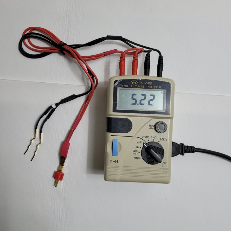 YF-508 TM-508A 밀리옴메타 저저항 : 네이버 블로그