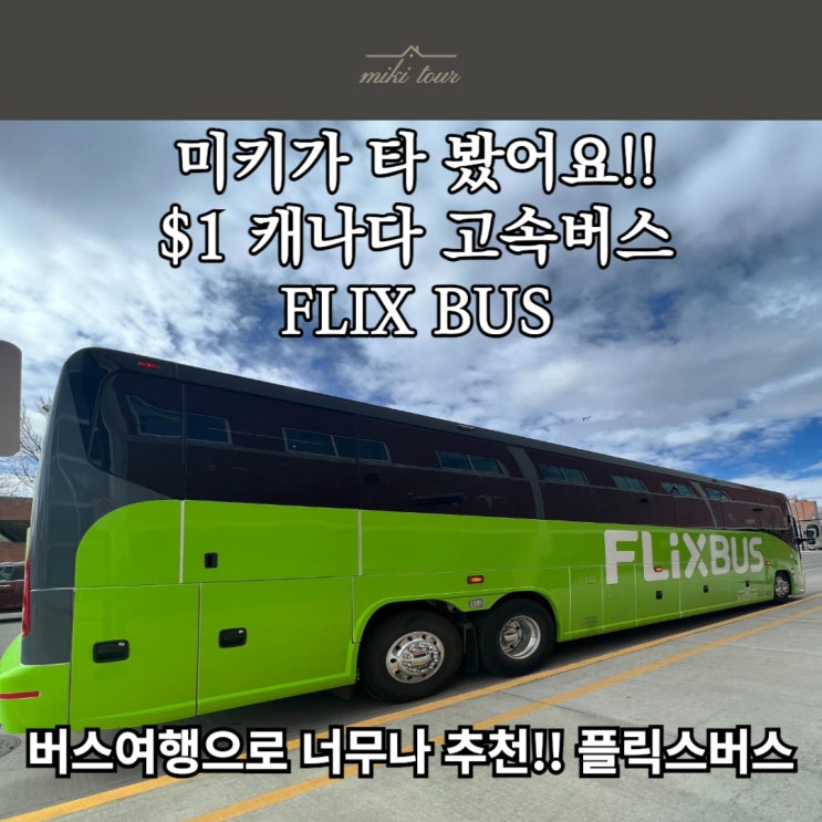 $1 캐나다 고속버스 플릭스 버스 이용후기 FLIX BUS 추천 : 캘거리 다운타운 정류소 정보 : 네이버 블로그