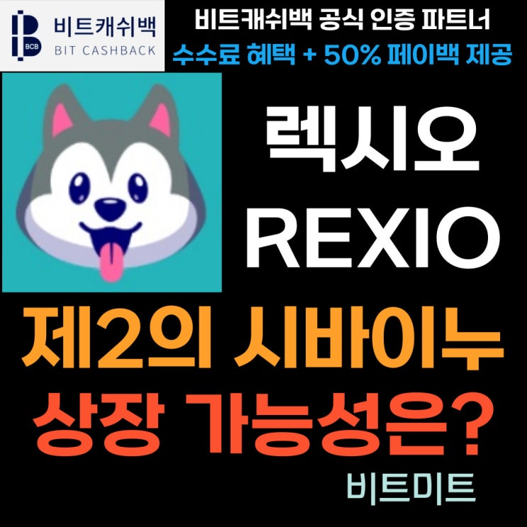 렉시오 (REXIO) 코인의 정보와 시세 확인 및 상장 가능성, 제 2의 시바이누 코인 어디서 살 수 있을까? : 네이버 블로그