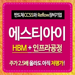 에스티아이 주가 전망 HBM 관련주와 SK하이닉스 M15X 증설 수혜주 : 네이버 블로그