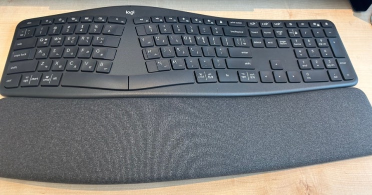 인체공학 키보드 logi ERGO K860 : 네이버 블로그