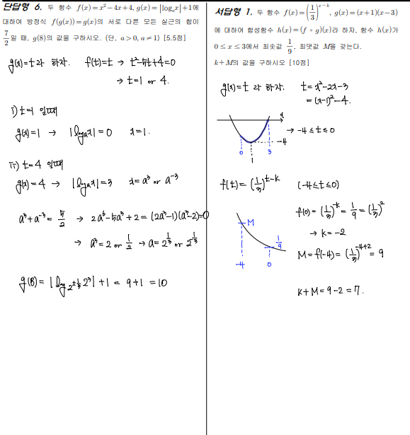 2024년 2학년 1학기 수학 중간고사 인천외고 손풀이 및 총평 공부법청라인천외고수학학원 네이버 블로그