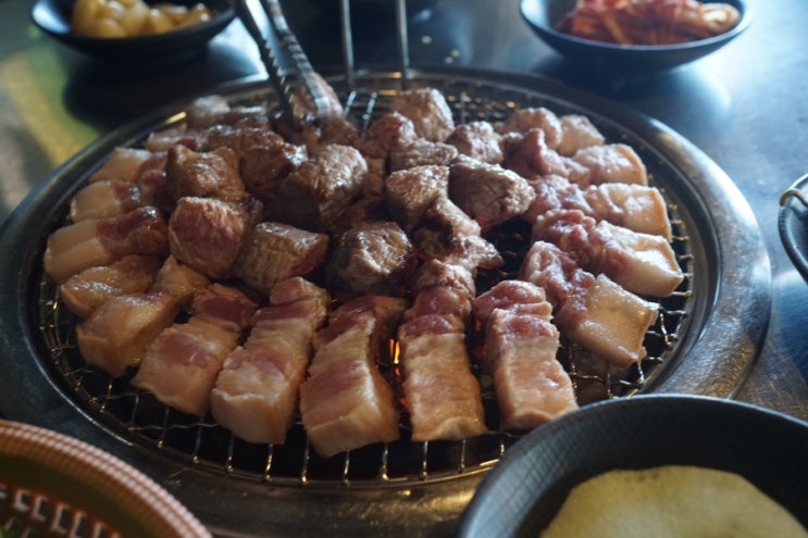 제주 성산 맛집 복자씨연탄구이 성산본점 흑돼지고기 리뷰 네이버 블로그