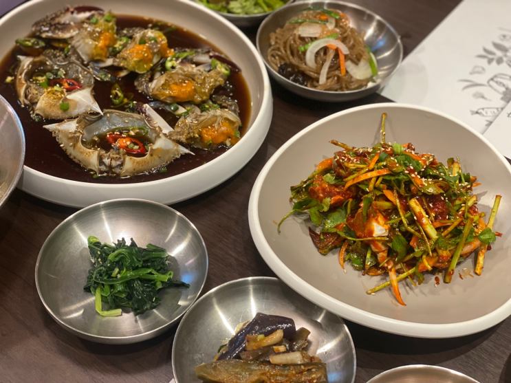 송도간장게장 꽃게담다by블루베리팜 송도유원지 푸짐한 한식 맛집은 여기 네이버 블로그