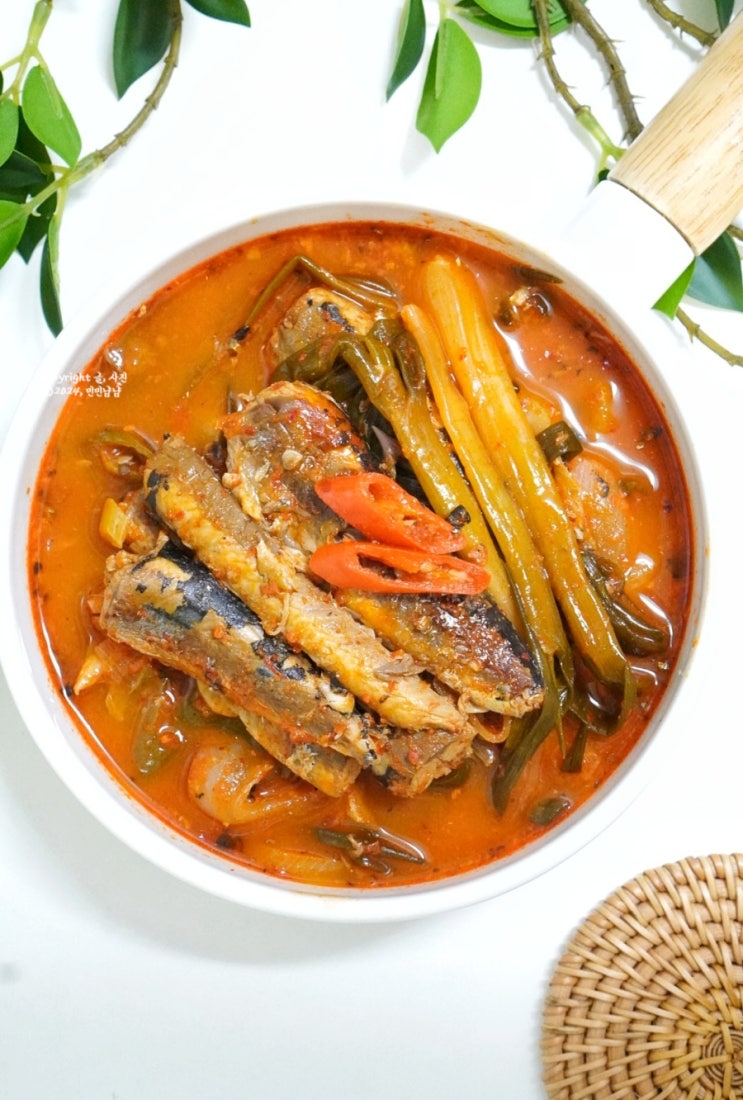 파김치찌개 레시피 꽁치통조림요리 비린맛 잡는법 꽁치 김치찌개 만드는법 네이버 블로그