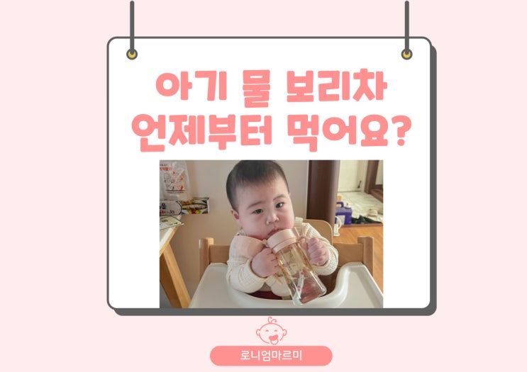 아기 물 보리차 언제부터 6개월 아기물 섭취량 알아보기 네이버 블로그