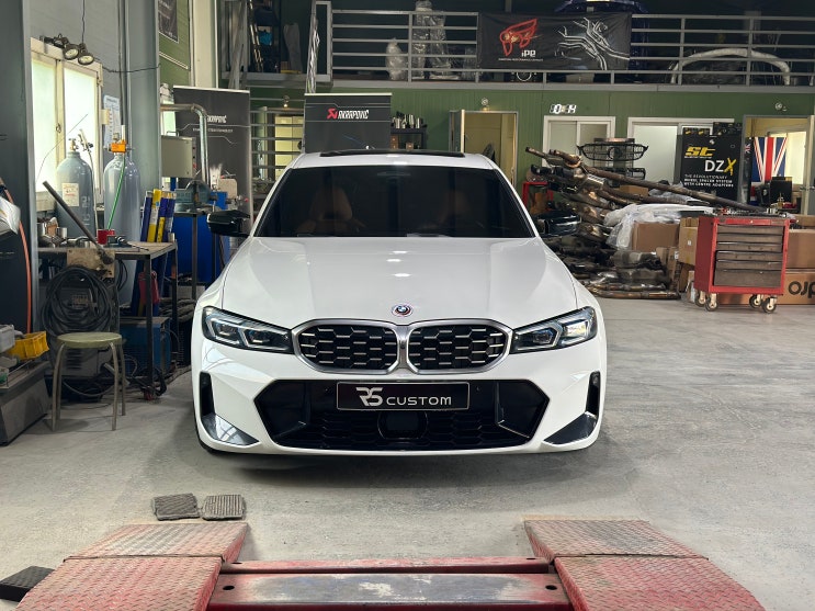 Rs커스텀 Bmw G20 M340i 카벨 프론트립디퓨져m퍼포카본 사이드립카본미러커버볼스테이너 카본스포일러브릴란테