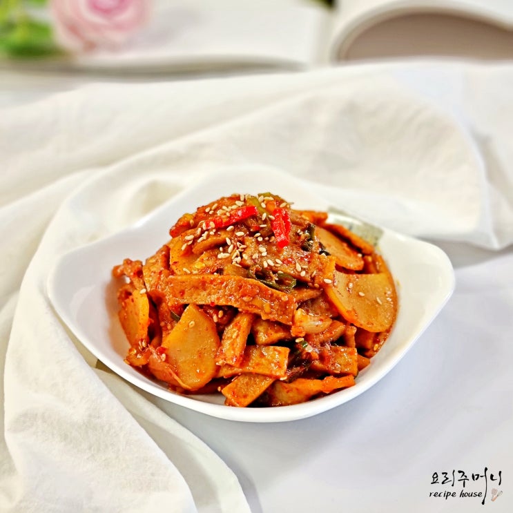 백종원 어묵볶음 매운 어묵볶음 레시피 오뎅볶음 요리 네이버 블로그