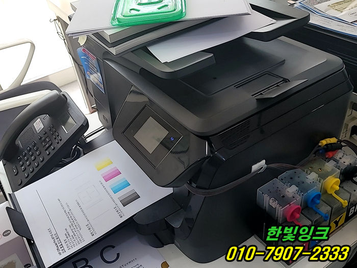 인천시 서구 청라동 프린터수리 Hp8710 혼색 색상번짐 무한잉크 헤드 누수로 확인 재생헤드 교체 설치 네이버 블로그