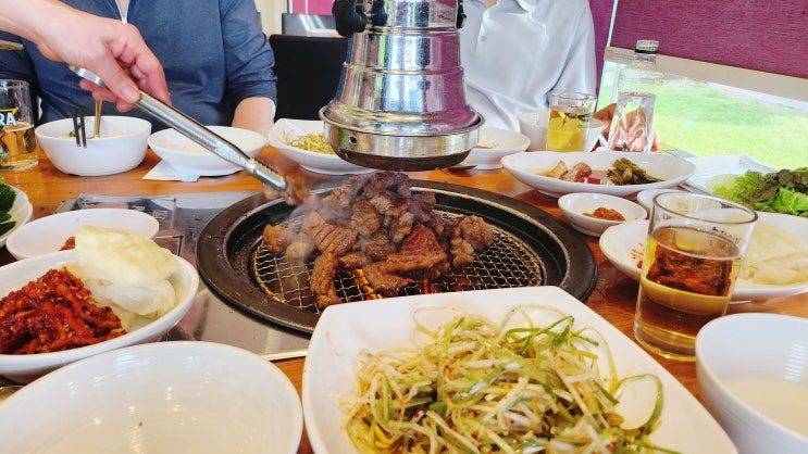 가족 그리고 친구들과 가기 좋은 안성맛집 숯불갈비 소나무 향기 네이버 블로그