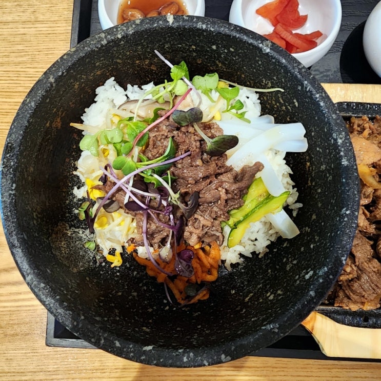 손수헌 인천공항 제2여객터미널 식당가 여행 떠나기 전 한식 한상 비빔밥 설렁탕 네이버 블로그
