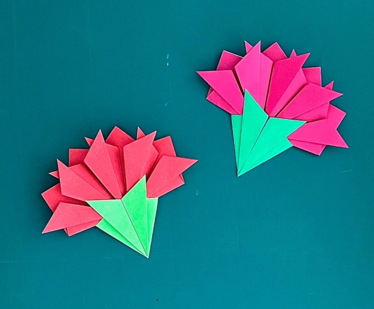 카네이션 종이접기 (Origami_Carnation) : 네이버 블로그