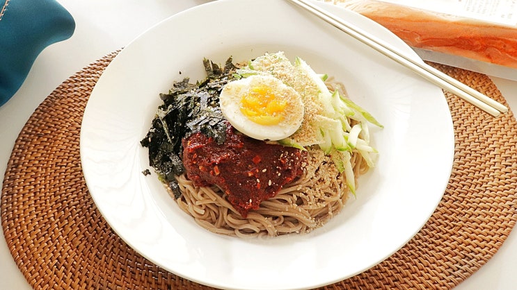 비빔 들기름 메밀 막국수 만들기 I 비빔면 요리 양념장 만드는법 레시피 황금레시피 네이버 블로그