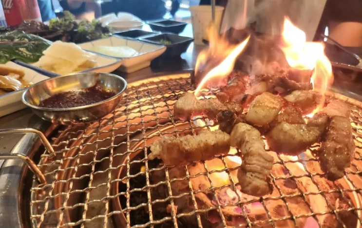 진영 고기 맛집 추천 가성비 좋은 연탄집 진영점 네이버 블로그