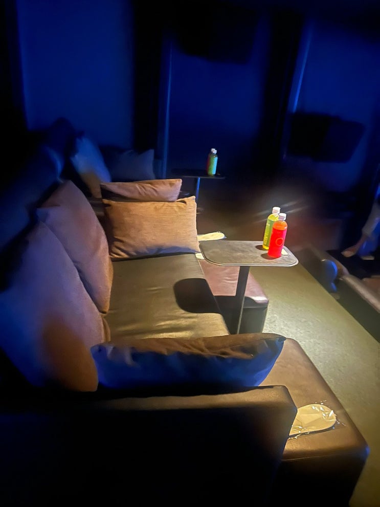 [CGV 스윗박스] CGV 청담 스윗박스 프리미엄 내돈내산 후기 | cgv청담씨네시티 : 네이버 블로그