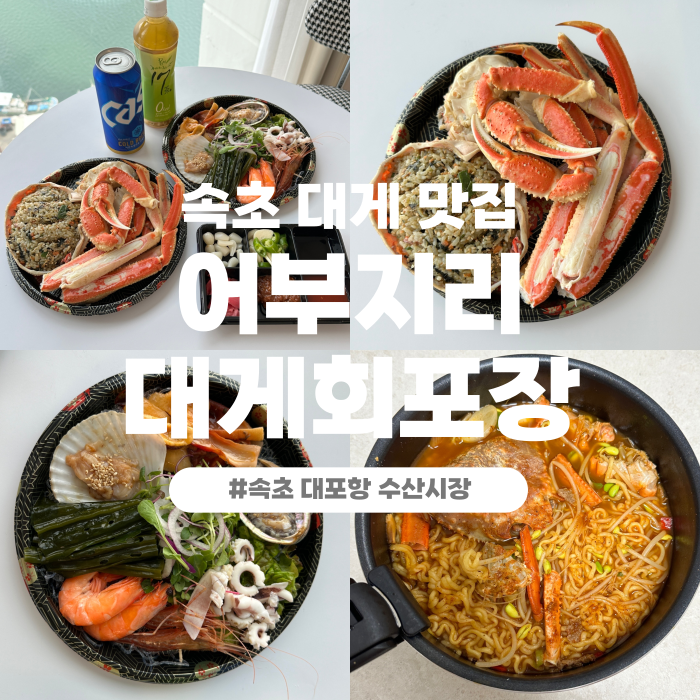 속초 대포항 수산시장 대게 포장 맛집 가격 어부지리 네이버 블로그