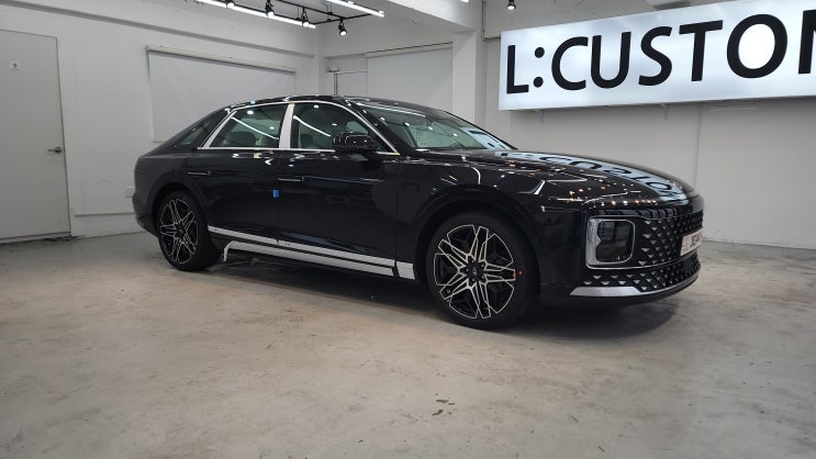 엘커스텀에서 완성된 나만의 특별한 그랜저GN7. 신차패키지 시공후기 : 네이버 블로그