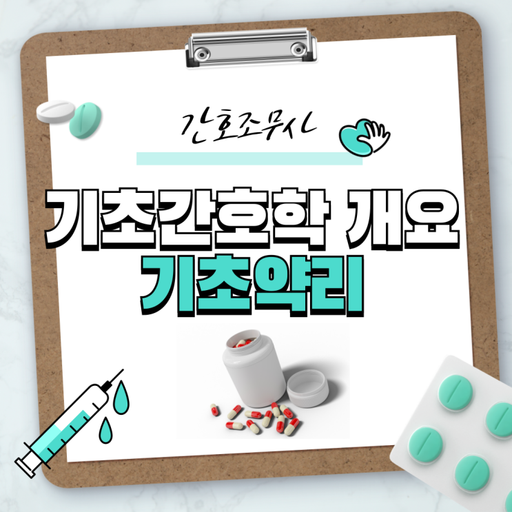 간호조무사 기초간호학 개요 기초 약리 1 약물과 약물 작용기전 핵심요점 정리 네이버 블로그