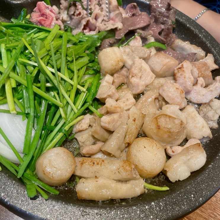 방이 먹자골목 곱창 맛집 우삼겹 염통 서비스로 주는 방이 진곱창 네이버 블로그